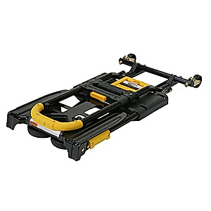 COSCO 12225YGB1E 2-in-1 Folding Hand Truck, 300 lb. Capacity, Multi-Position with Extendable Handle, Black/Yellow