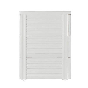 3-Tire Rolling Cart Organizer Unit with Wheels Narrow Slim Container Storage Cabinet for Bathroom Bedroom