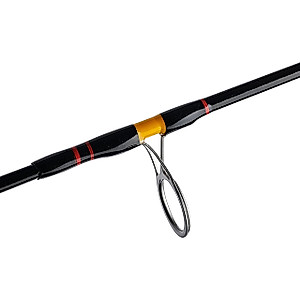 Ugly Stik Bigwater Spinning Fishing Rod,Black/Red/Yellow,11' - Heavy - 20-40lb - 2pc