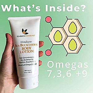 SeabuckWonders Organic Sea Buckthorn Body Lotion, 6 FL OZ