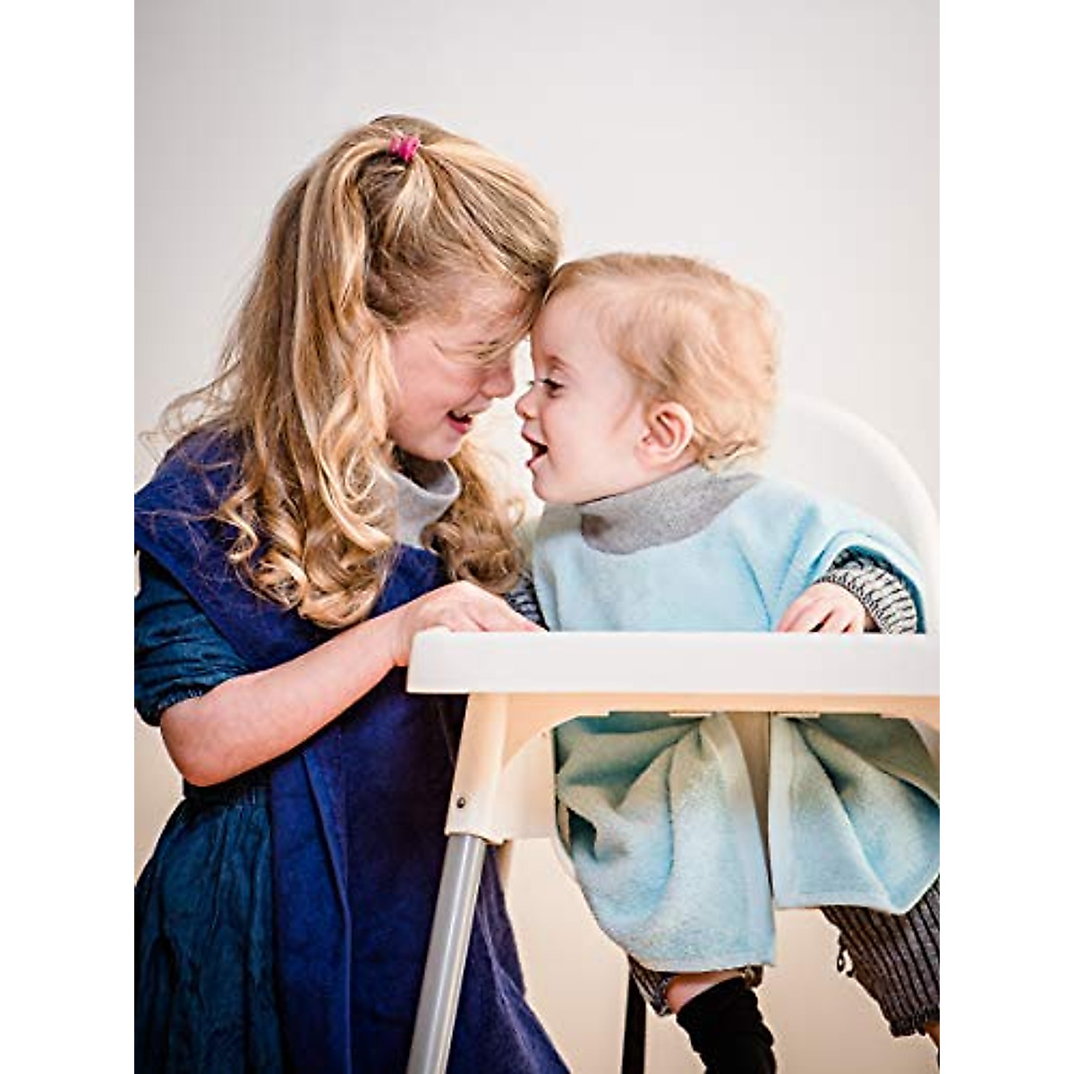 MATZ Terry Towel Slip On Toddler Bibs | Full Coverage Pullover Bibs For Babies | Ultra Absorbent 100% Cotton Bibs | Baby Bibs For Drooling And Teething | Unisex Baby Bibs With Soft Ribbed Neck