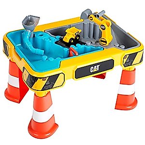 Klein Theo CAT Sand and Play Table Premium Toys for Kids Ages 3 Years & Up