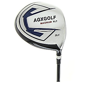 AGXGOLF Men's Magnum Executive Edition Golf Club Set w/Stand Bag; Right Hand: X Tall (+2") Length; Graphite Woods; 4, 6, & 8 Irons + Pitching Wedge + Free Putter; USA Bilt