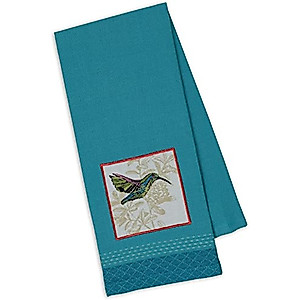 Hummingbird Kitchen Towels | Set of 3 Cotton Decorative Towels for Dish and Hand Drying | 18 inch x 28 inch