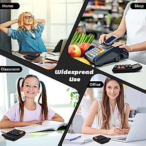 Purple Calculator, UPIHO Basic Office Calculator, Desktop Calculator 12 Digit with Large LCD Display for Purple Office Supplies with Sensitive Button, Purple Desk Accessories, School Supplies