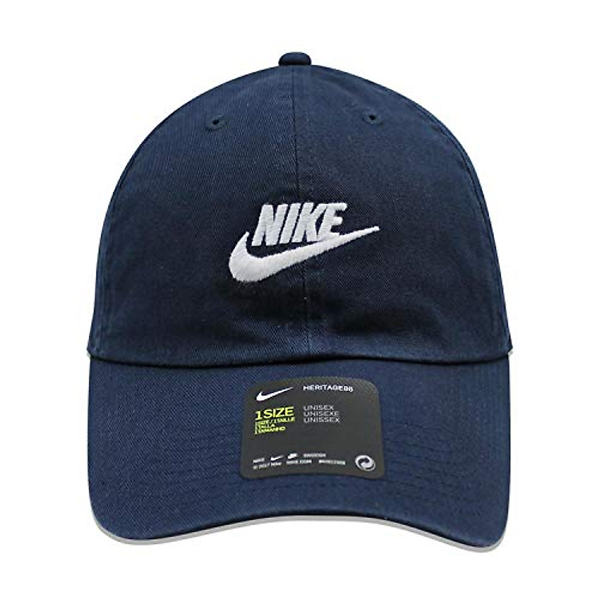 Nike Men's/Unisex Heritage 86 Hat (Obsidian Blue/White)