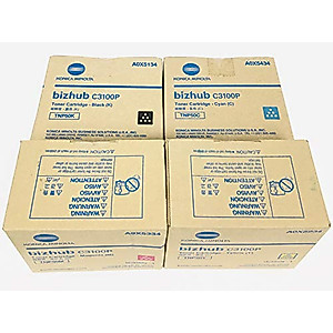 Konica Minolta TNP50 Standard Yield Toner Cartridge Set