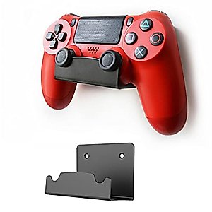 Monzlteck New Wall Mount For PS4 Controller,Compatible with PS5 controller,Screw-Free Application（Single）