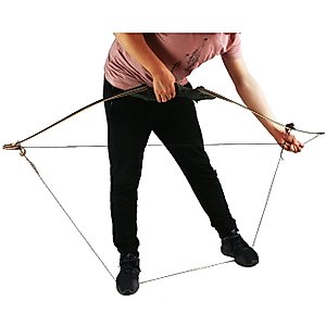 SinoArt 60" Takedown Longbow Archery Wooden Archery Bow Included Fur Rest Pad Stringer Tool Tab String Nocks Right and Left Hand for Hunting or Target(35lbs, Right Hand)