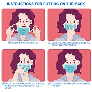 FGCCJP Face Mask for Kids (50pcs), Kids Disposable Mask 3-layer with Elastic Ear Loops, Suitable for Boys Girls Kids Children