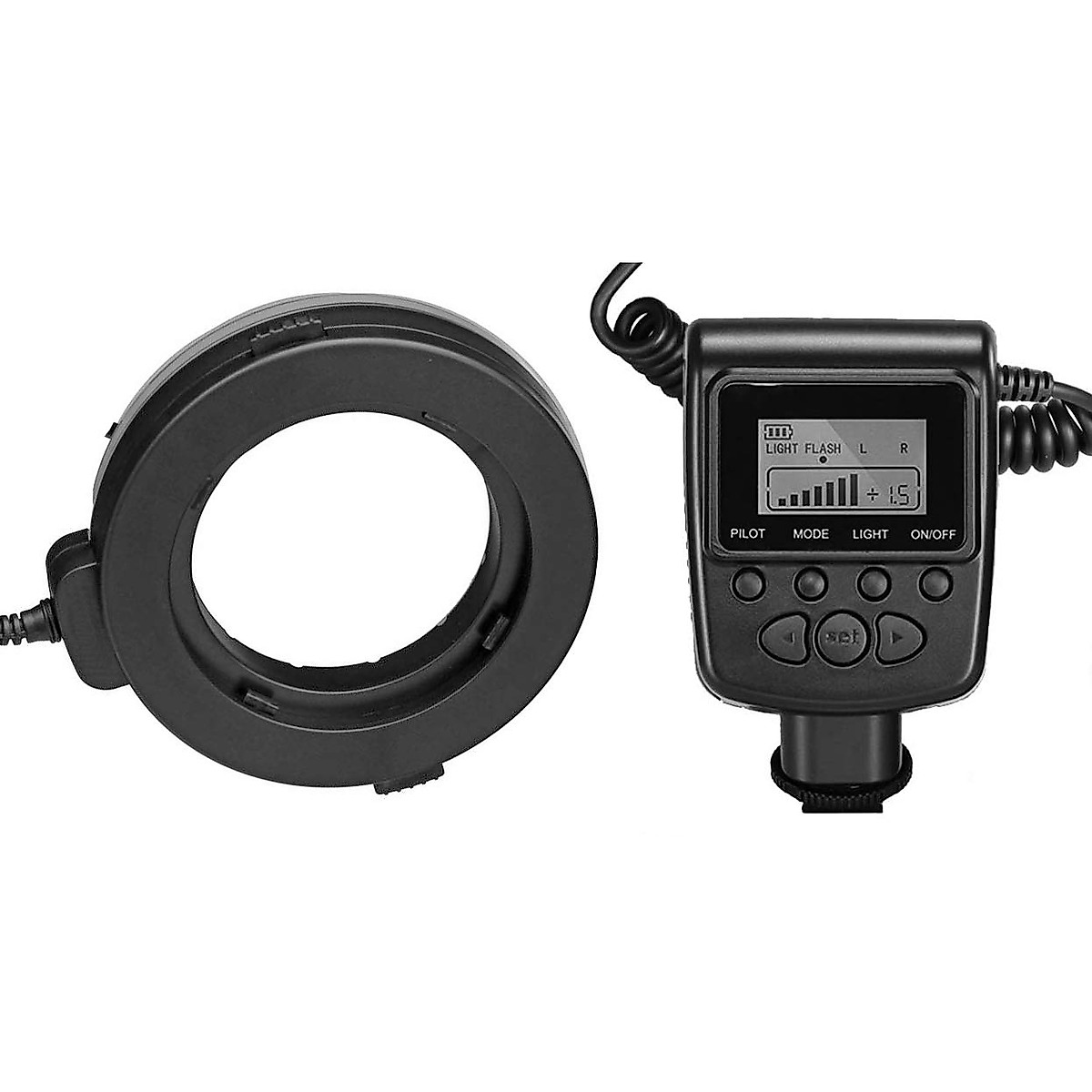 Canon Rebel T5 Dual Macro LED Ring Light/Flash (Applicable for All Canon Lenses)