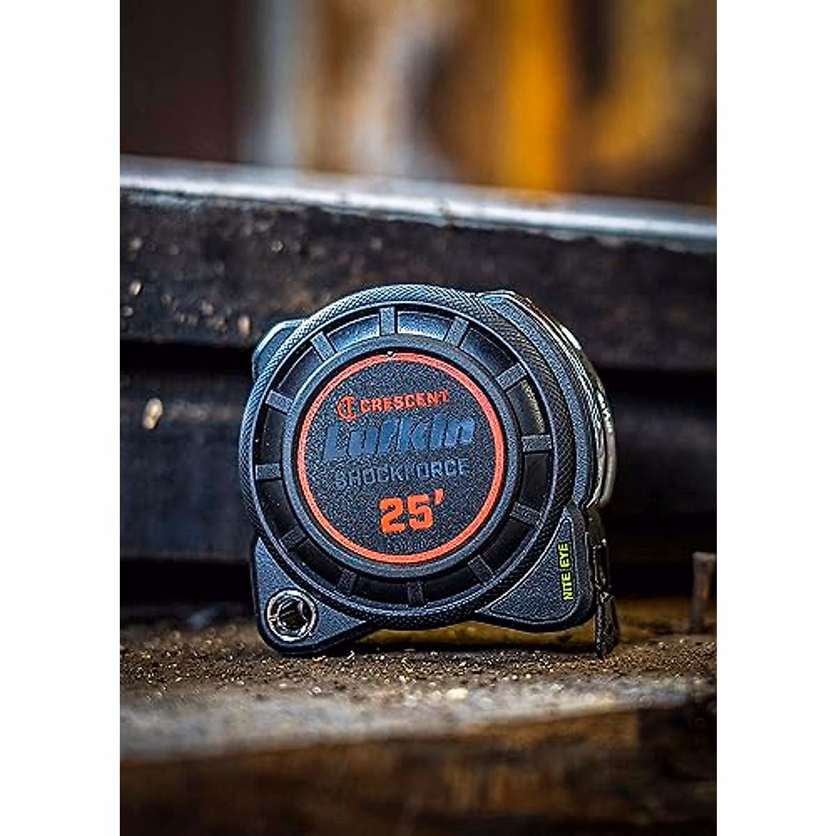 Lufkin 1-3/16" x 25' Shockforce Nite Eye G1 Dual Sided Tape Measure