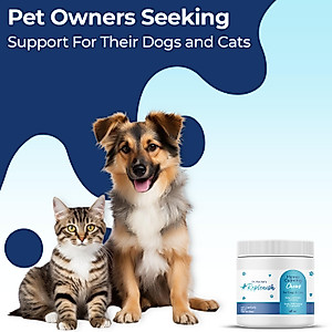 Replenish Hemp Calming Chews for Dogs and Cats - Dr. Rachel's Dog Calming Treats, Soothing Botanicals, Grain-Free, Anxiety Relief, Stress Support - 60 Count