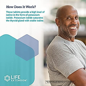 Life Extension Potassium Iodide 130mg 14 Tablets