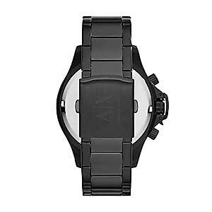 A|X Armani Exchange Men's Chronograph Black Stainless Steel Watch (Model: AX1513)