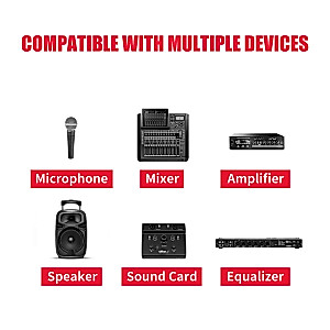 BIFALE XLR Female to 1/4" TRS Cable 25ft 2Pack, Nylon Braided Microphone Cable Balanced 6.35mm (1/4 Inch) TRS to XLR Cable Heavy Duty Mic Cable