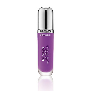 Revlon Ultra HD Metallic Matte Liquid Lipcolor, Liquid Lipstick, Dazzle