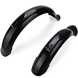 SLDMJFSZ Bike Full Bike fenders - Mud Guard 14" x 63mm (Black)- Front Rear Fenders Easy to Install for 14-inch Small Wheel Bicycles