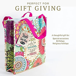 Divinity Boutique Tote-Bible Study -Joyful Flower