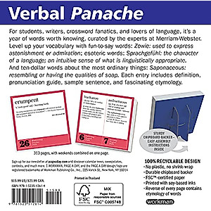 365 New Words-A-Year Page-A-Day Calendar 2022: For Students, Writers, Crossword Fanatics and Lovers of Language