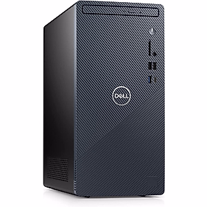 Dell Inspiron Desktop Computer, 12th Gen Intel Core i5-12400 Processor, 32GB DDR4 RAM, 2TBSSD, WiFi 6, DVD R+W, Display Port, HDMI, 8 USB Ports, USB-C, Windows 11 Home, Blue