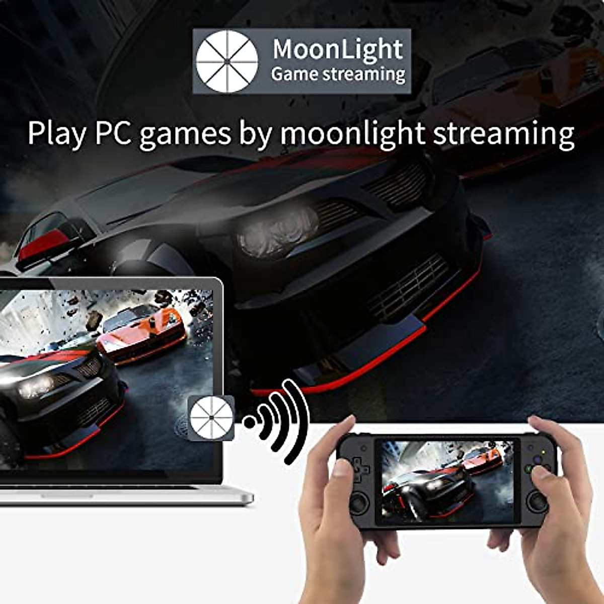 Cintwor RG552 Handheld Game Console 5.5incTouch Screen Support Alternate Use of Dual Systems Android 64 GB High Speed eMMC 5.1 Double Stereo Speaker and 30W Fast Charging…