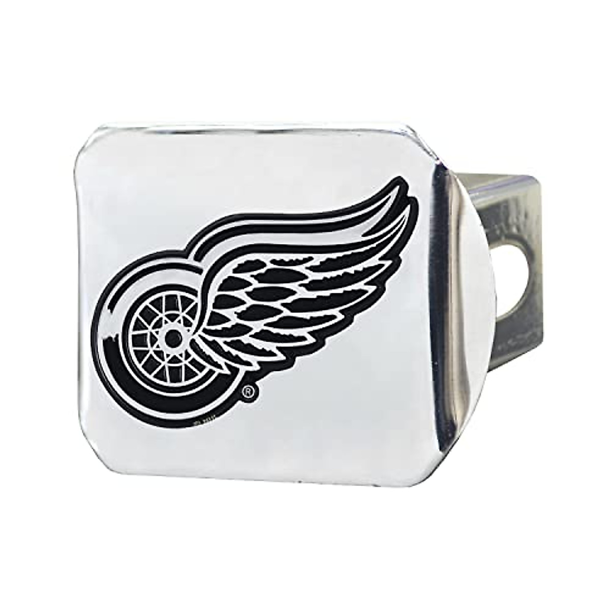FANMATS - 14966 NHL Detroit Red Wings Chrome Hitch Cover 3.4"x4"