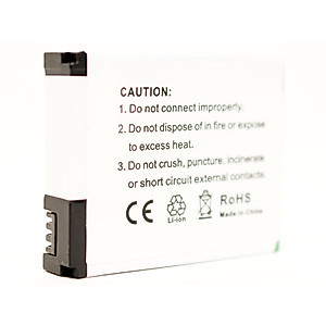 Replacement for GoPro HD Motorsports Hero Battery and Charger with Car Plug and EU Adapter - Compatible with GoPro Hero Digital Camera Batteries and Chargers (1100mAh, 3.7V, Lithium-Ion)
