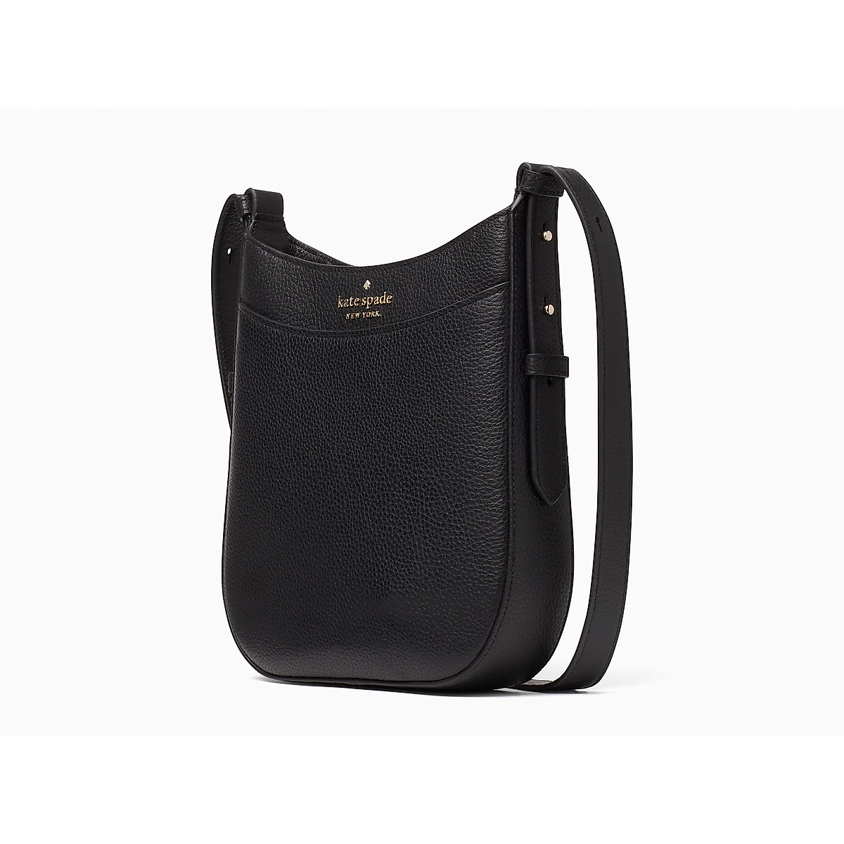 Kate Spade Leila Pebbled Leather Crossbody Purse (Black)