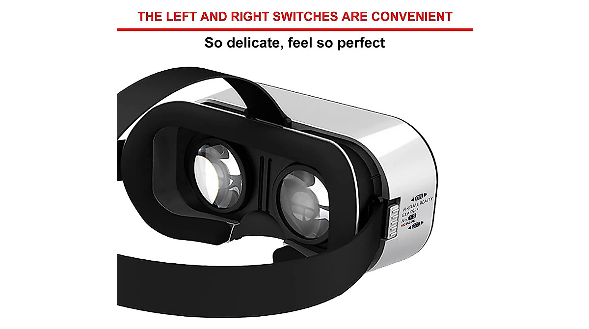 VR Glasses 3D Virtual Reality Smart Digital Glasses Headset for 4.0-6.7 ...