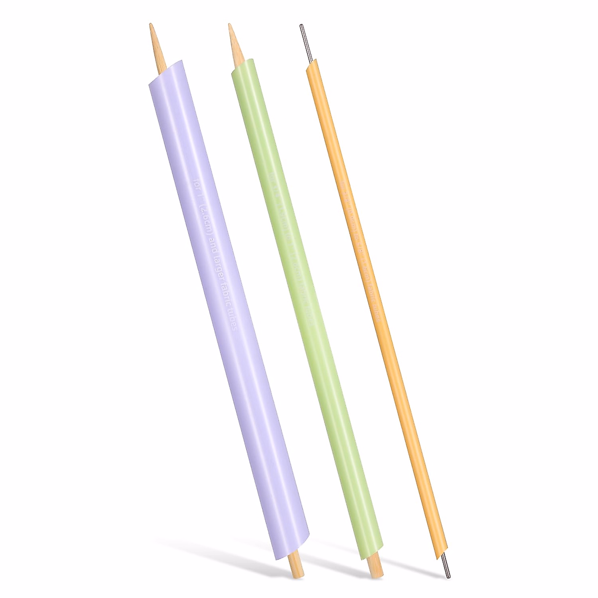 3pcs Quick Turn Fabric Set, Tube Turners for Sewing Threading Fabric Tube Turners Multifunctional Fast Turning Tool for Sewing Knitting DIY Crafts, 3 Sizes