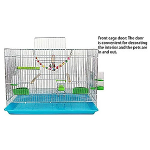 Tyoo Bird Cage Pet Supplies Suitable for Small Birds Used As a Nest for Homing Pigeons Suitable for Most Bird Cages Assembled and Cleaned