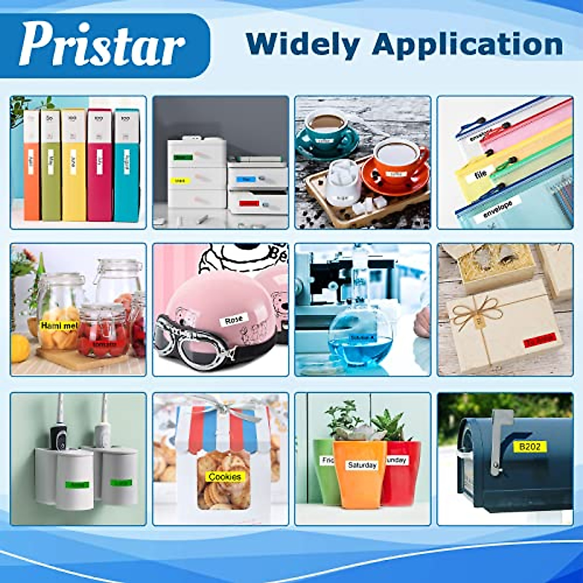 6X Compatible Label Tape for Brother TZe-231 TZ-231 TZe-431 TZe-531 TZe-631 TZe-731 TZe 12mm 0.47 Laminated Label Maker Tape for Brother PT D220 D210 D600 D215e H111 H110 D200 P700 H100 2040 1280