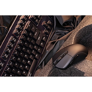 i-rocks Combo｜Red switches K76M Custom Silent Mechanical Gaming Keyboard (Black) Bundle with M40E RGB Wired Gaming Mouse (Black)