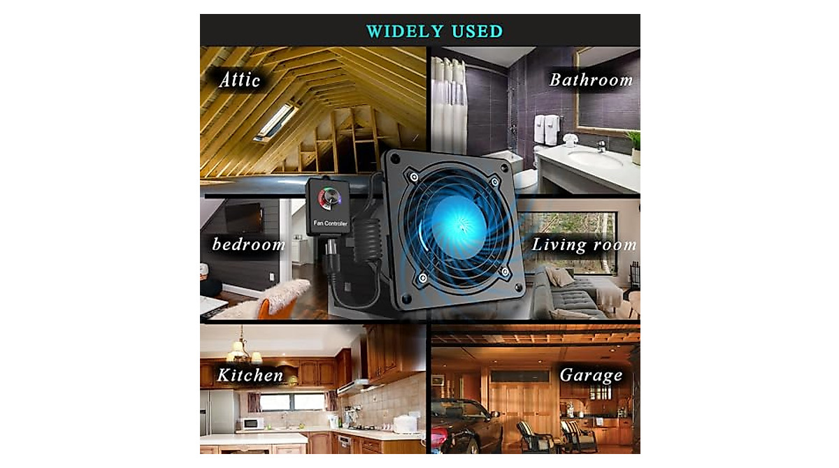 BASOOK 6 Inch Kitchen Exhaust Fan – Powerful & Efficient