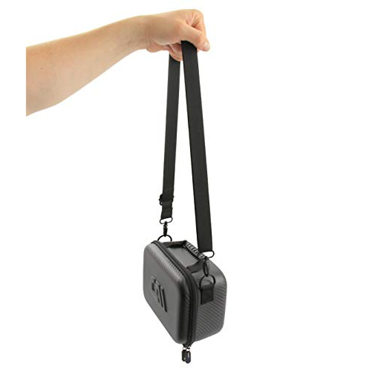 CASEMATIX Travel Carry Case Compatible with Square Terminal Reader, Printer Paper and Accessories with Adjustable Shoulder Strap, Case Only