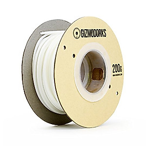Gizmo Dorks PETG Filament for 3D Printers 1.75mm 200g, White