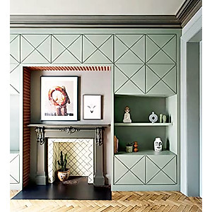 Dimoon Wallpaper78.7 x17.7 Green Peel and Stick Wallpaper Light Green Contact Paper Solid Pure Green Self Adhesive Wallpaper Removable Wallpaper Green Wall Paper Textured Shelf Drawer Vinyl Roll