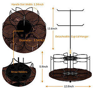 Water Bottle Organizer for Stanley Cup Holder for Cabinet Organizer,Tumbler with Handle Lid Organizer for Owala 24oz 32oz Yeti Simple Modern Stanley 40oz 30oz, Mug Stand Kitchen Organizers and Storage