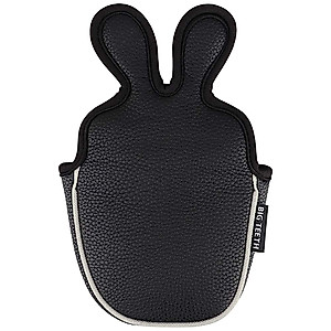 Golf Mid Mallet Head Cover Center Shaft Putter Golf Club Protector Magnetic Closure Fit for Scotty Cameron Odyssey Taylormade (Black)