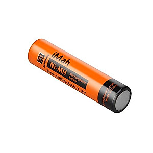 iMah 4-Pack 1.2V 750mAh Ni-MH AAA Rechargeable Battery for Panasonic Cordless Phones Also Compatible with BK40AAABU HHR-55AAABU HHR-65AAABU HHR-75AAA/B HHR-4DPA/4B BK30AAABU BT205662 and Solar Lights