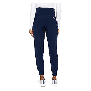 Med Couture Women's Maternity Jogger Pant, Navy, Medium