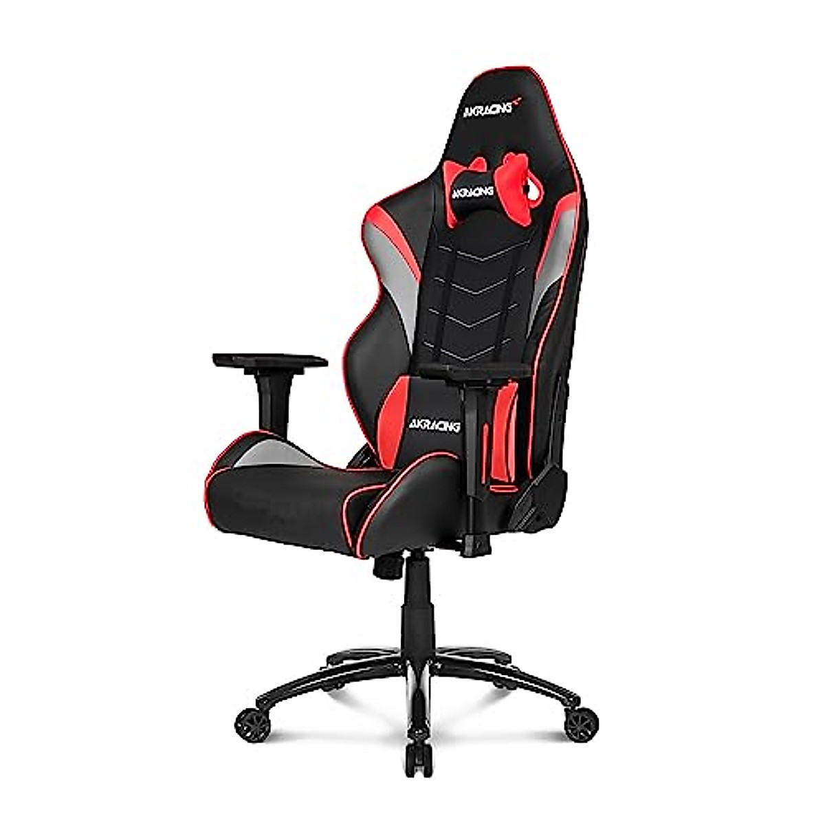 AKRacing Core Series LX Plus Gaming Chair - PU Leather with Steel Frame, Ergonomic, High Backrest, Recliner, Swivel, Tilt, Rocker & Seat Height Adjustment Mechanisms, 5/10 Warranty, Red