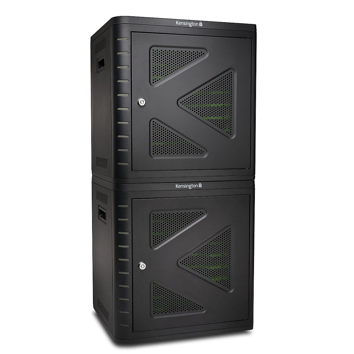 Kensington - K67862AM Charge and Sync Cabinet for 7-Inch to 10-Inch Tablets, iPad Air, iPad 4/3/2 and Galaxy Tab 3 (K67862AM) Black