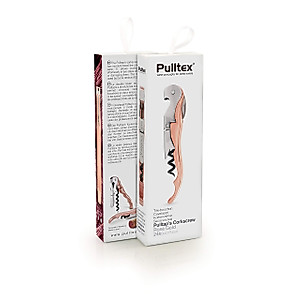 Pulltex Pulltaps Evolution Corkscrew Rose Gold with Leather Pouch Set