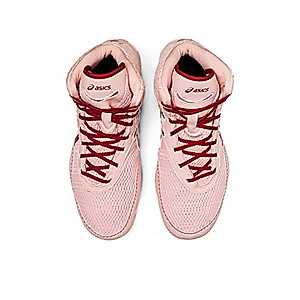 ASICS Women's MATBLAZER Wrestling Shoes, 7, Frosted Rose/Cranberry