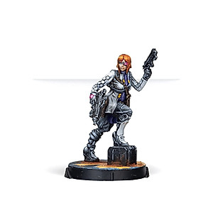 Infinity Miniatures - CodeOne: Dire Foes Mission Pack Delta: Obsidian Head - Unpainted Miniature by Corvus Belli – Compatible with Infinity and Other Tabletop RPG TTRPG