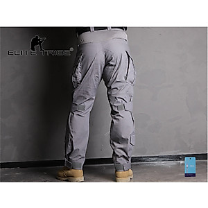 Airsoft Military BDU Tactical Suit Combat Gen3 Uniform Shirt Pants Wolf Gray (XL)