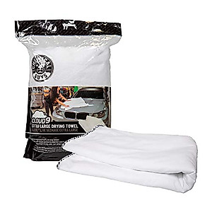 Chemical Guys MIC1021 Cloud 9 Extra Large 52"x36" Microfiber Drying Towel, White