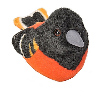 Wild Republic Audubon Birds Collection with Authentic Bird Sounds, Hummingbird, Blue Jay and Baltimore Oriole, Bird Toys for Kids and bird watchers, 5"